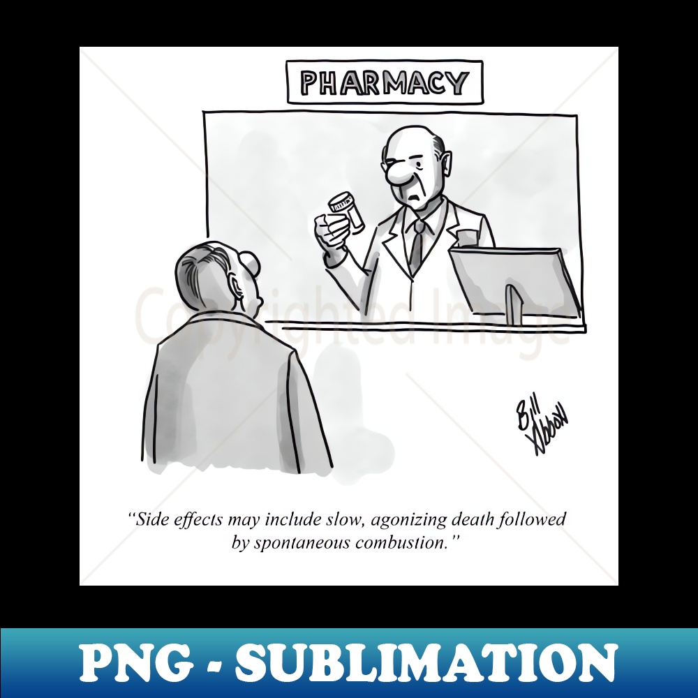 Classic Pharmaceutical Drug Cartoon - Signature Sublimation | Inspire ...