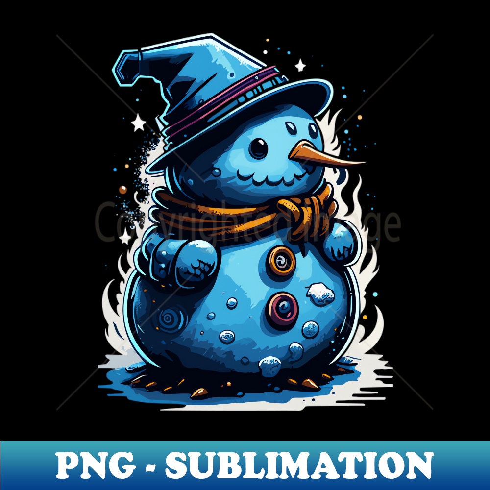 Christmas Color Explosion High-Detail Graffiti Snowman Illus | Inspire ...
