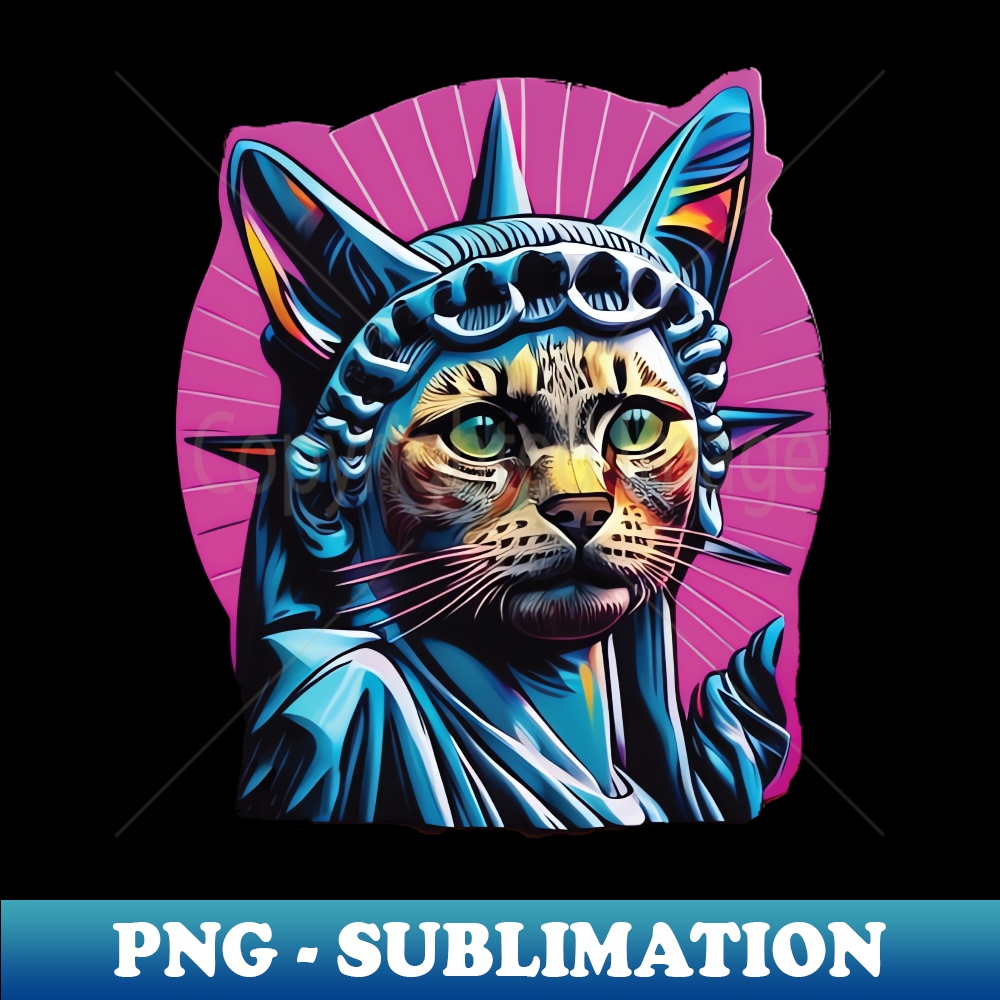 Funny Statue of Liberty With Cats Head - Statue of liberty - | Inspire ...