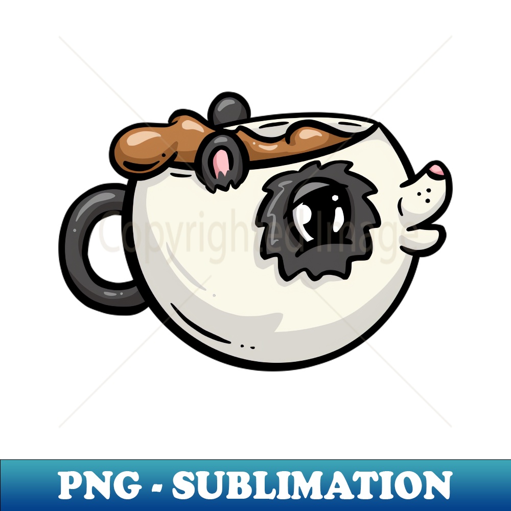 Panda Cute Coffee Cup Cartoon Illustration - Exclusive Subli | Inspire ...