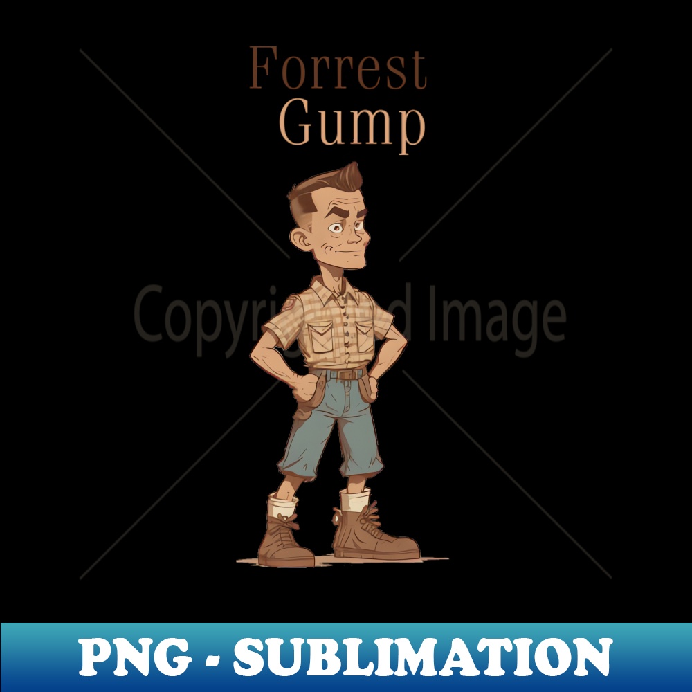 Forrest Gump - Fan Art - PNG Transparent Digital Download Fi - Inspire ...