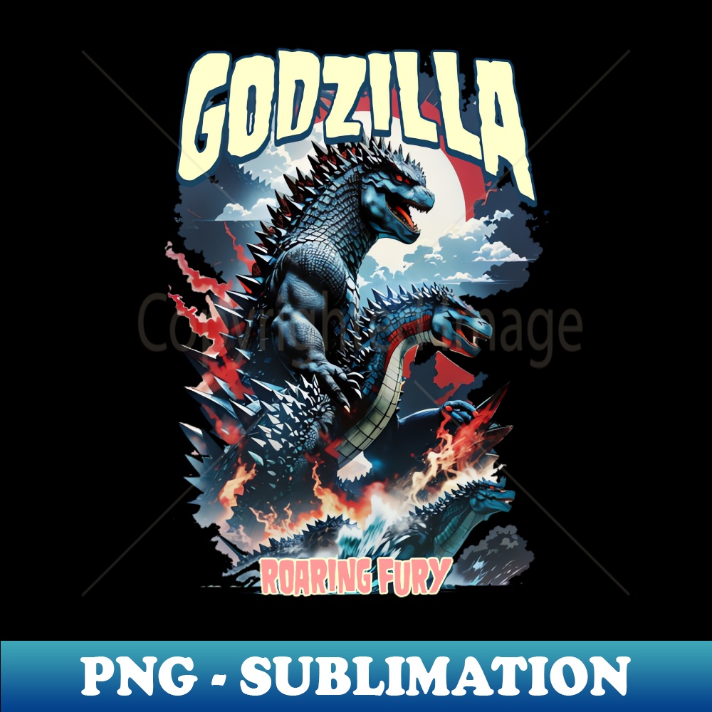 Godzilla Roaring Fury - PNG Transparent Sublimation File - U | Inspire ...