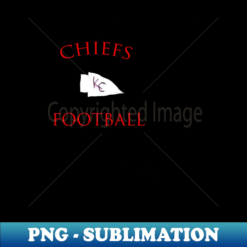 Chiefs Football Logo Drawing - Stylish Sublimation Digital D | Inspire ...