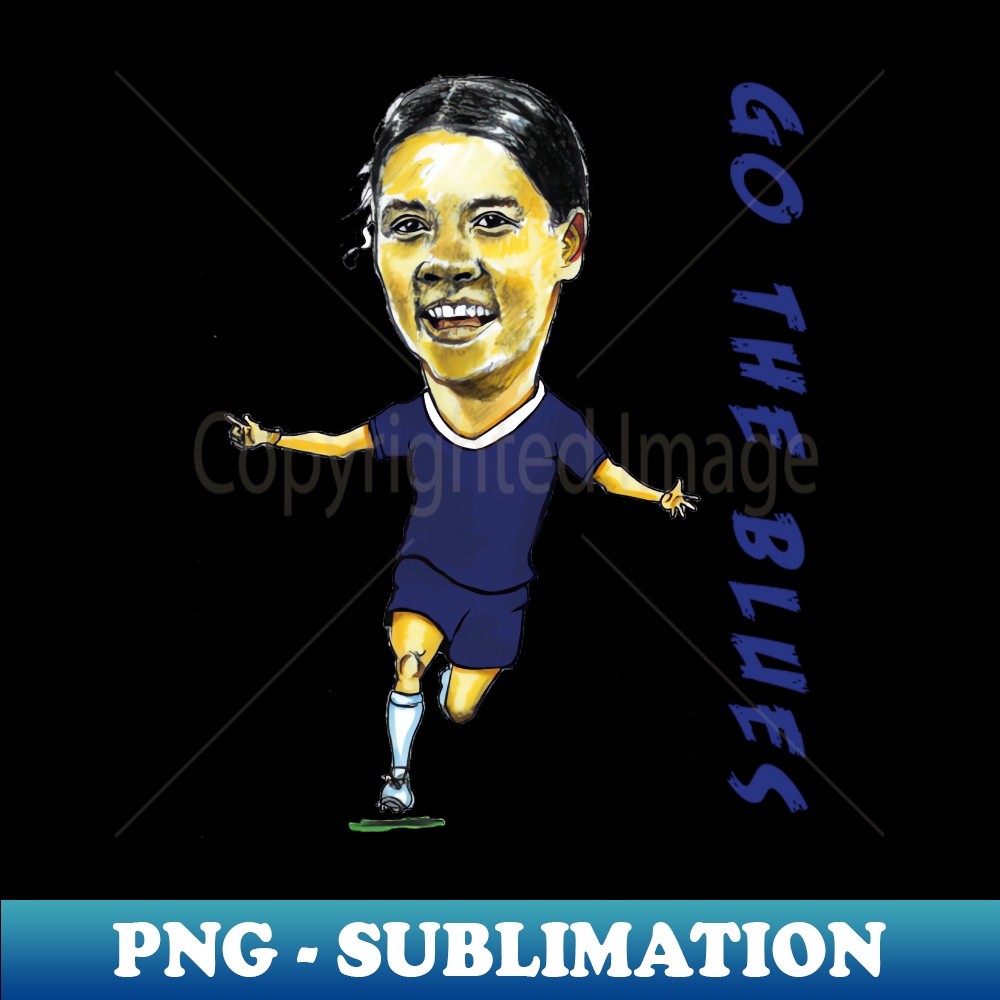 Sam Kerr caricature - Chelsea and Australian football player | Inspire ...