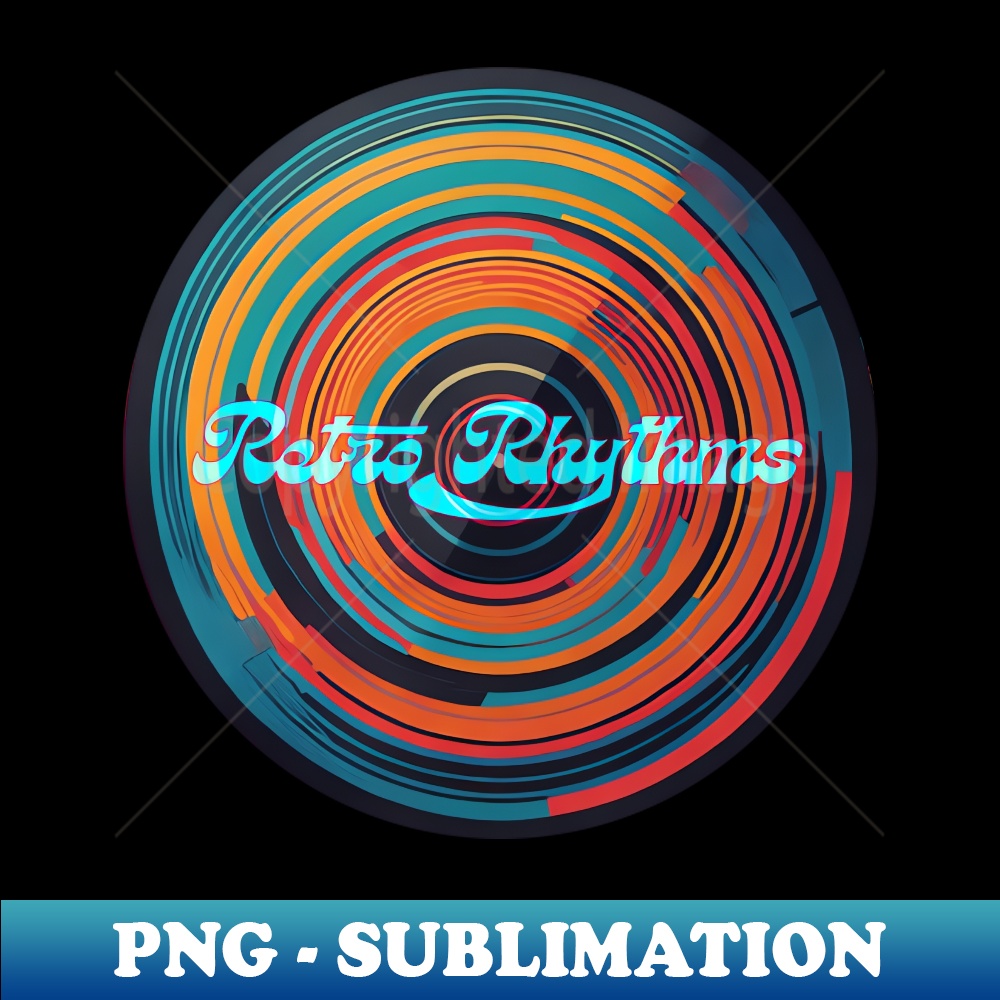 Retro rhythms - Modern Sublimation PNG File - Bold & Eye-cat | Inspire ...