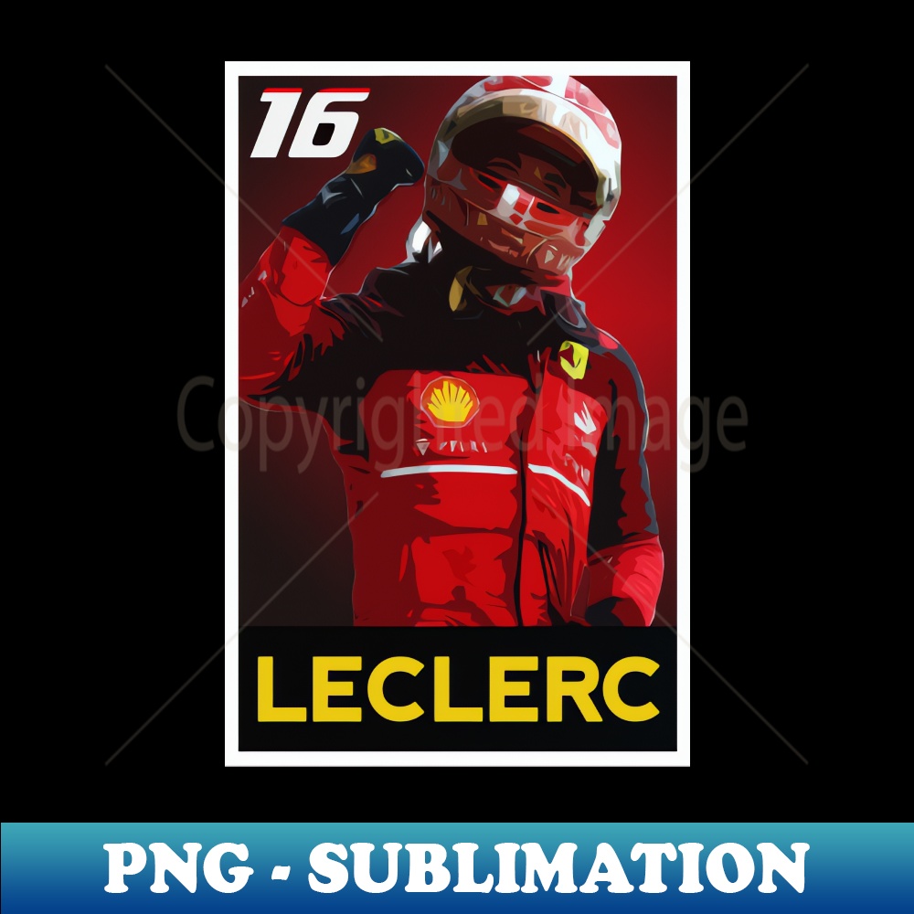 Charles Leclerc 16 F1 - PNG Transparent Sublimation File - B | Inspire ...