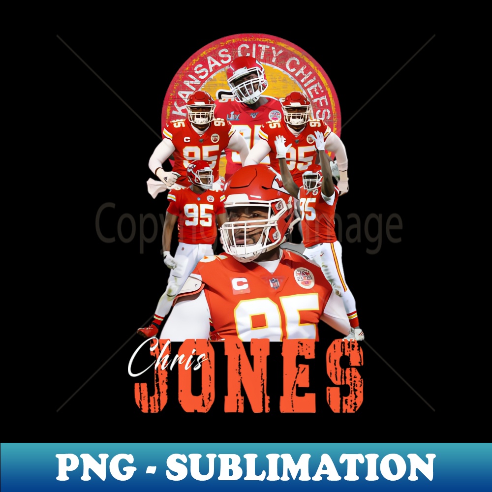 Chris Jones Football player kansas - Instant PNG Sublimatio | Inspire ...