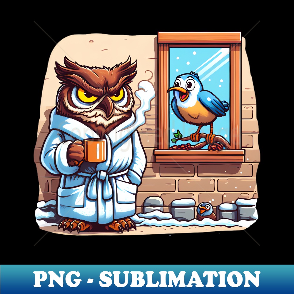 Grumpy Morning Owl A Battle with the Early Bird - Sublimatio | Inspire ...