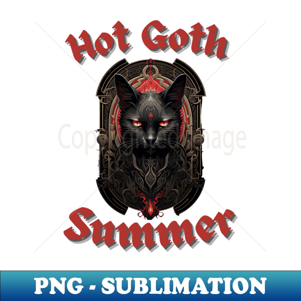 Hot Goth Summer - PNG Transparent Digital Download File for - Inspire ...
