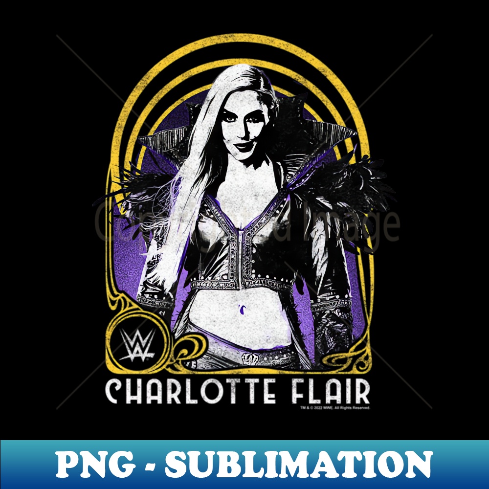 Charlotte Flair Sassy Real Distressed Portrait - Exclusive P | Inspire ...