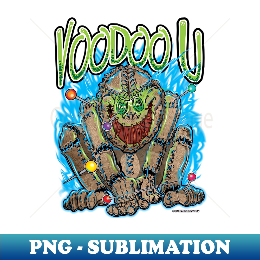 VooDoo U Voodoo Doll Cartoon - Sublimation-Ready PNG File - | Inspire ...