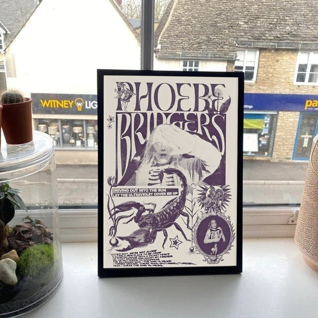 Phoebe Bridgers Poster, Reunion Tour 2022 Gig Limited Editio - Inspire Uplift