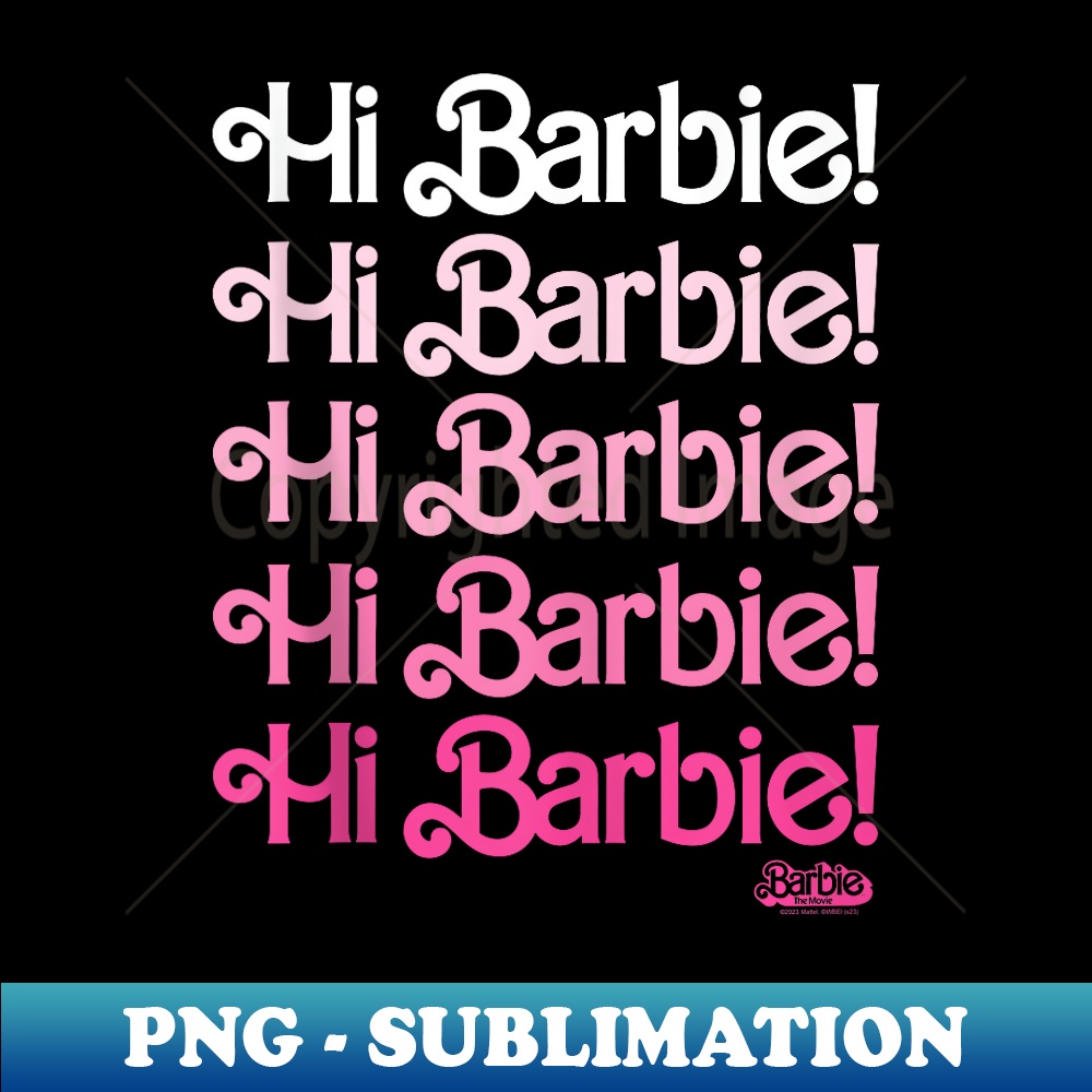 Barbie The Movie - Hi Barbie Stacked Tank - Professional Sub | Inspire ...