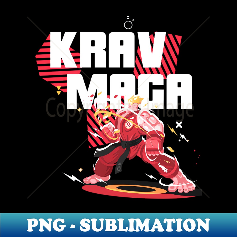 Krav Maga Fighter Martial Arts - PNG Sublimation Digital Dow - Inspire ...