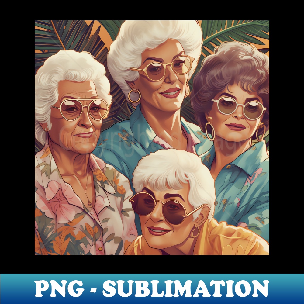 Golden Girls fan art - Artistic Sublimation Digital File - S | Inspire ...