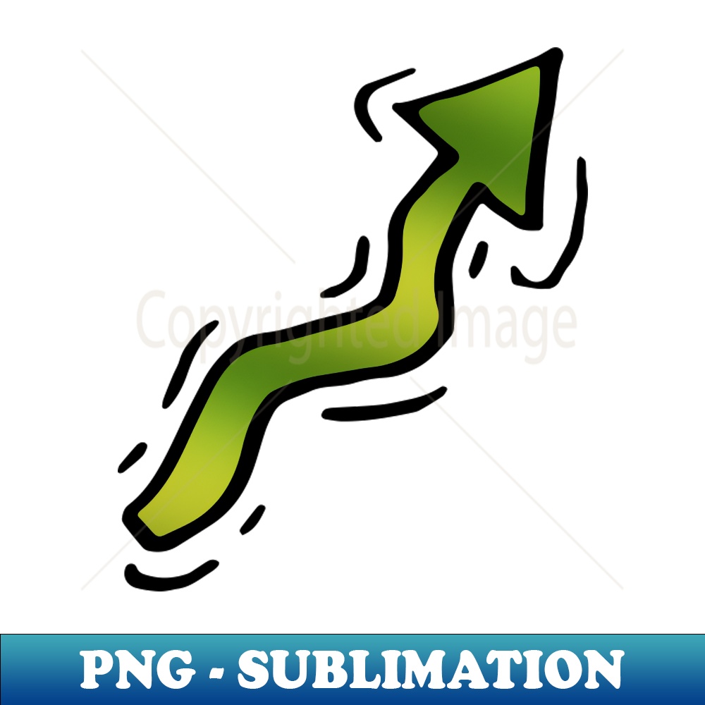 Green Moving Arrow - Instant PNG Sublimation Download - Perf | Inspire ...