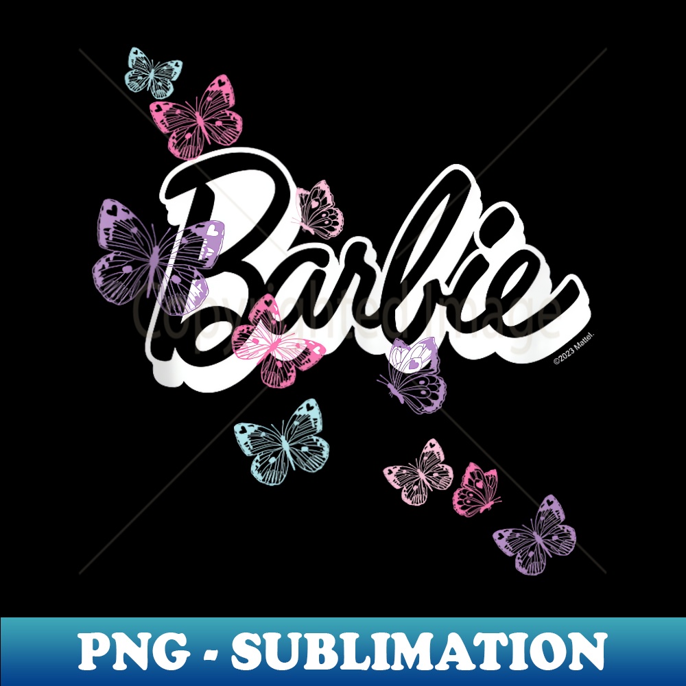 Barbie - Butterfly Tank - PNG Transparent Sublimation Design | Inspire ...