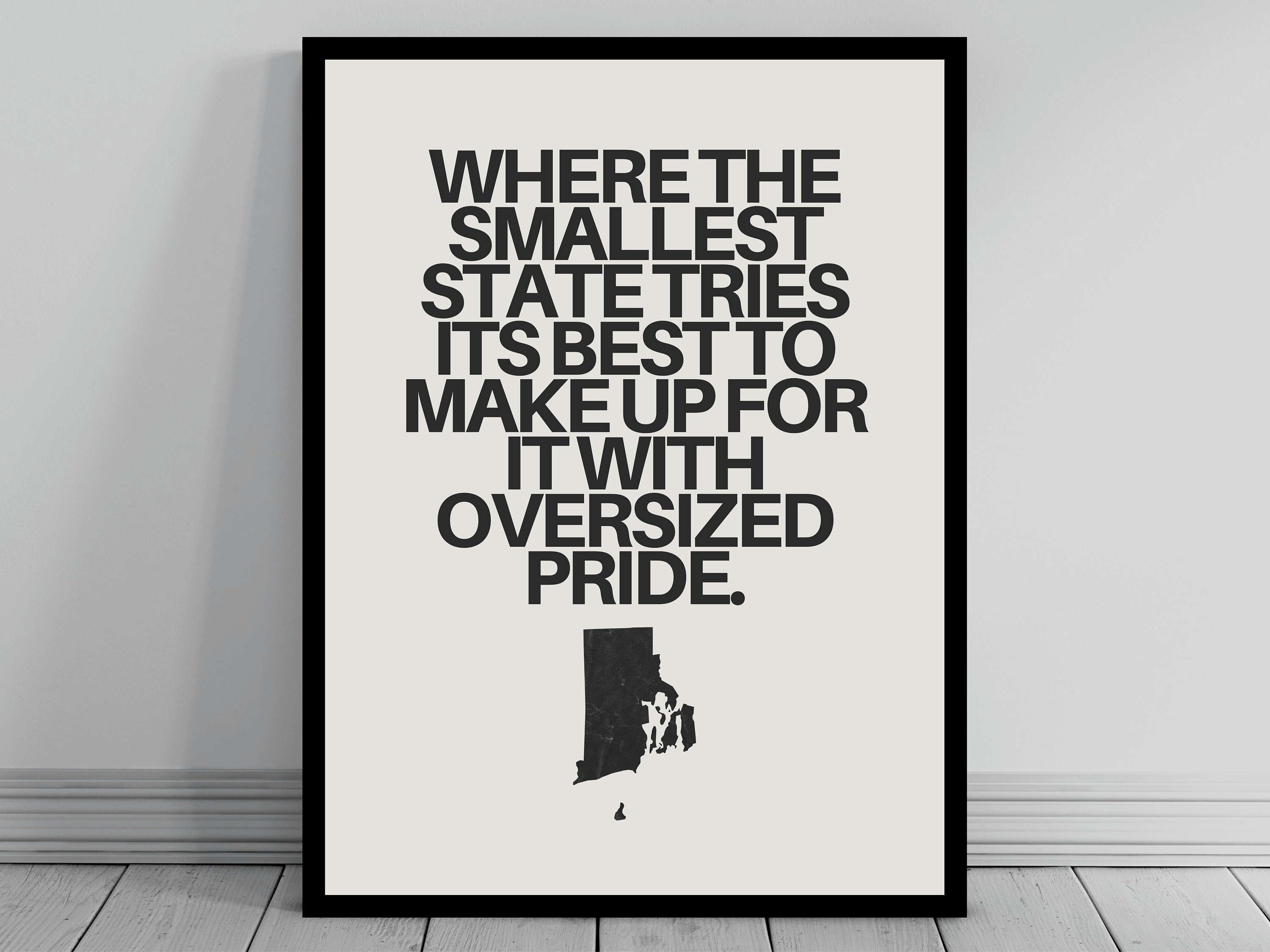 Hilarious Rhode Island Meme Rhode Island Poster Minimalist S | Inspire ...