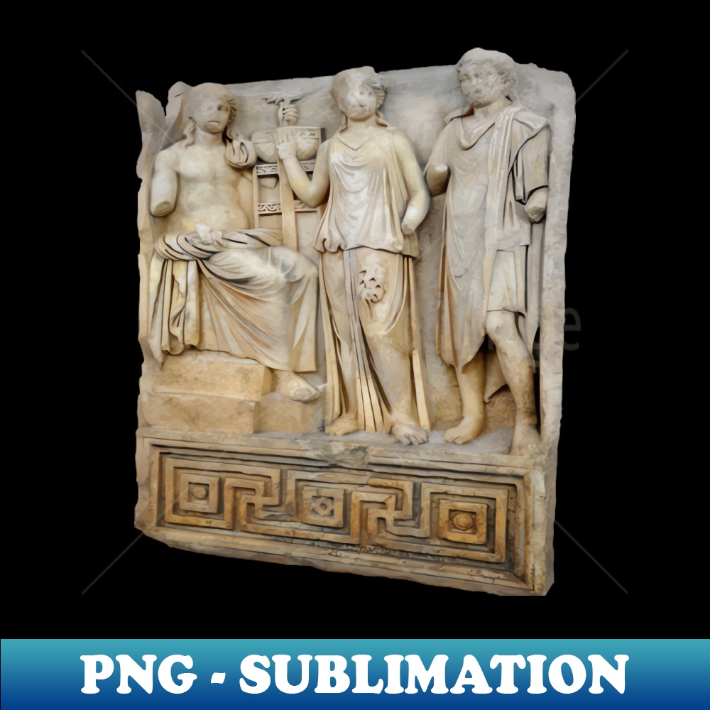 Major Greek God With Priestess On Oracular Shrine Cut Out - - Inspire ...