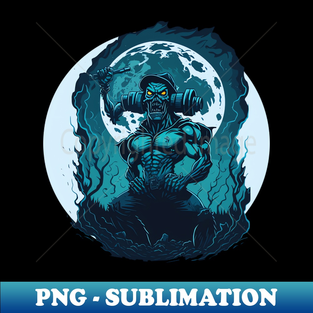 Freak Undead Zombie Rising from Graveyard under the Moon - M | Inspire ...