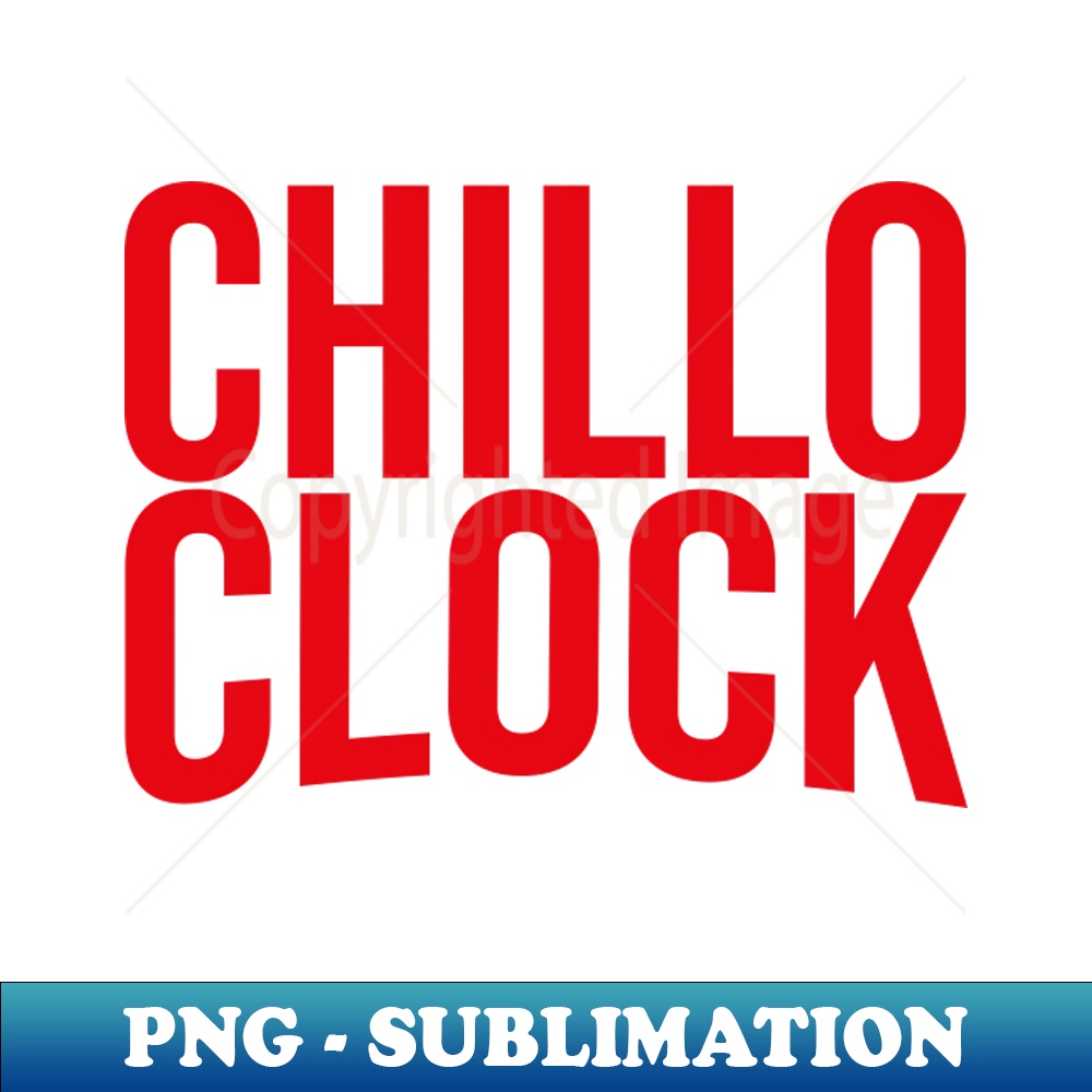 CHILLO CLOCK- Netflix style logo in bold red type - PNG Subl | Inspire ...