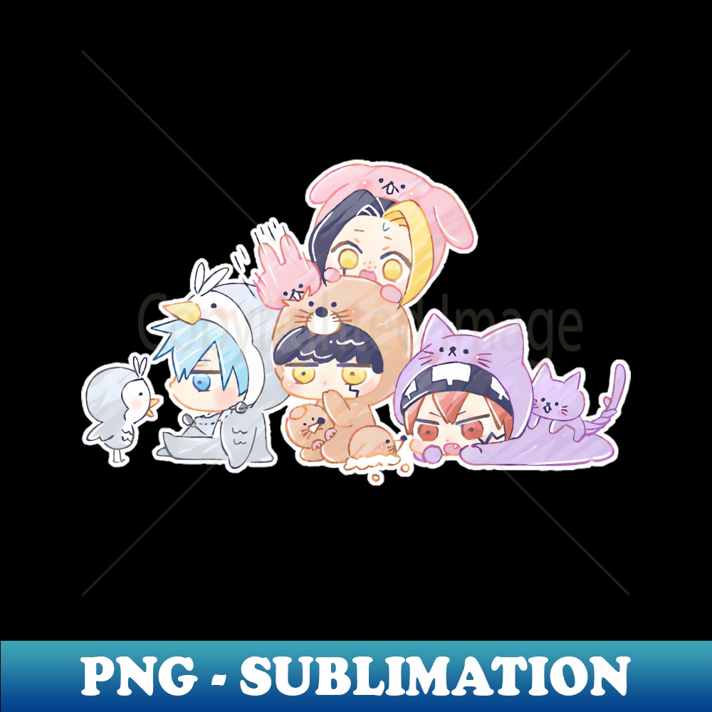 Mashle Chibis - Decorative Sublimation PNG File - Unleash Yo - Inspire ...