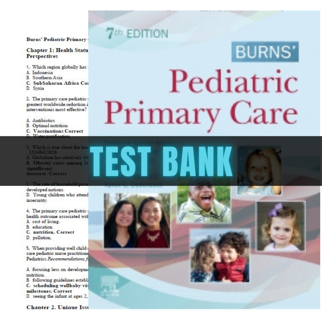Latest 2023 Burns' Pediatric Primary Care 7th Edition Dawn L | Inspire ...