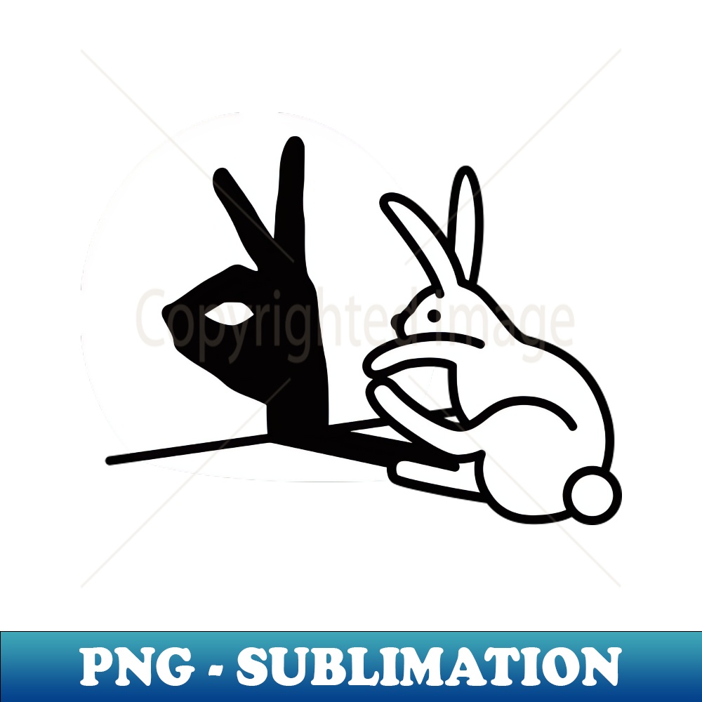 Funny Rabbit hand shadow puppets bunny figure pop art - Inst | Inspire ...