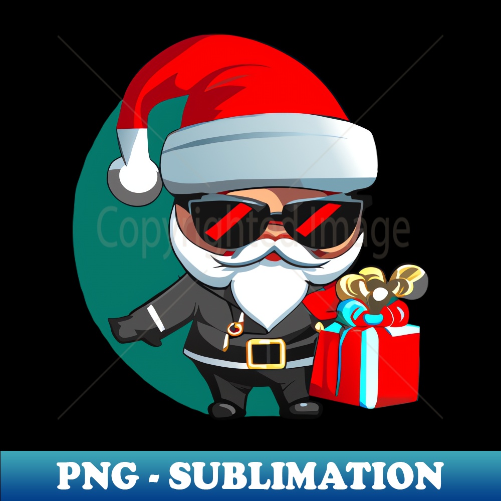 Gangster Santa Claus - PNG Transparent Sublimation Design - | Inspire ...