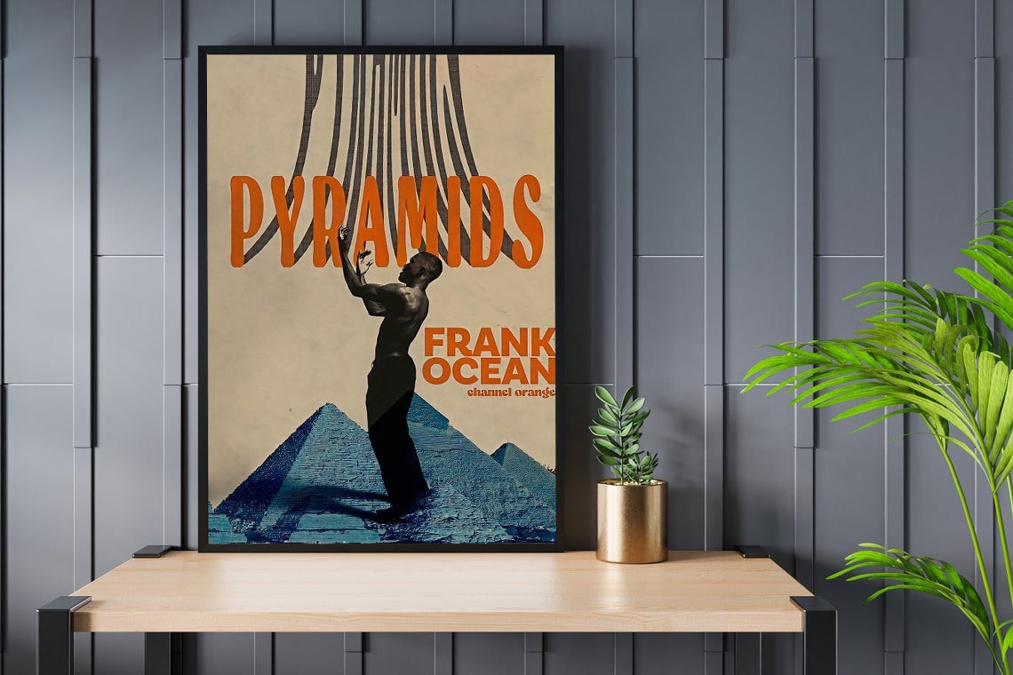 Frank Ocean Poster, Frank Ocean Fan Gift, Frank Ocean Pyrami - Inspire ...