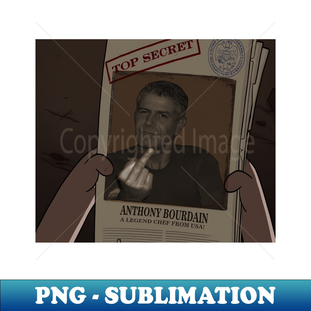 anthony bourdain-animation in the newspaper - Unique Sublima | Inspire ...