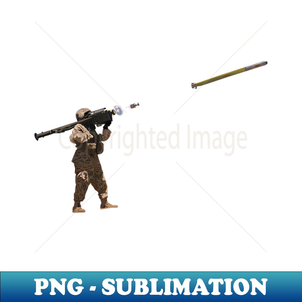Stinger Gunner - Firing Missile - Professional Sublimation D - Inspire ...
