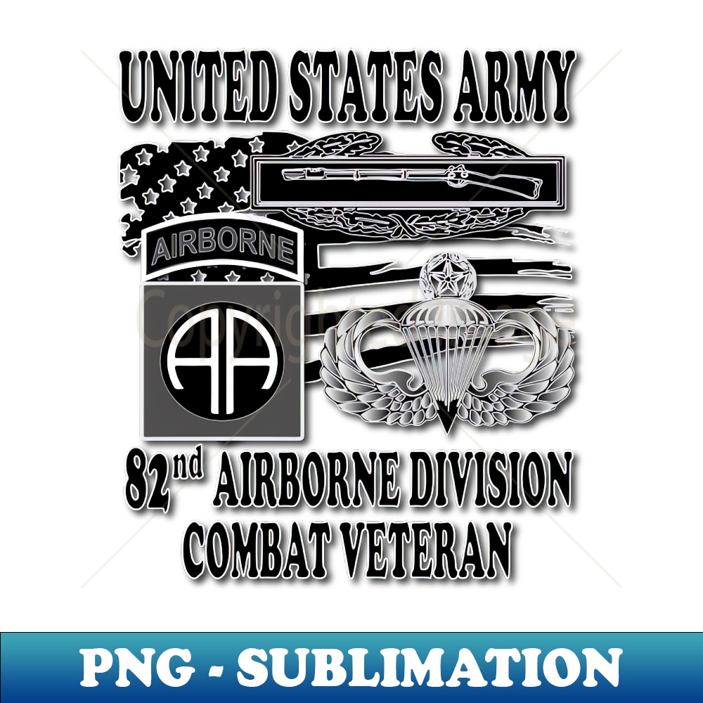 82nd Airborne Combat Veteran Infantry - Signature Sublimatio | Inspire ...