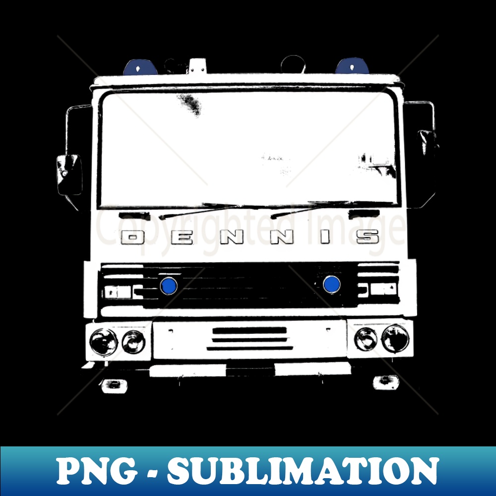 Dennis 1980s British classic fire engine monoblock white - A | Inspire ...