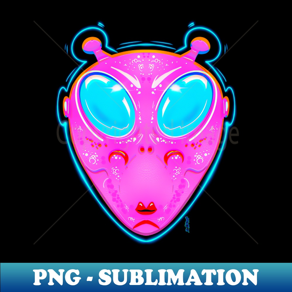 Neon alien - Instant Sublimation Digital Download - Bold & E | Inspire ...