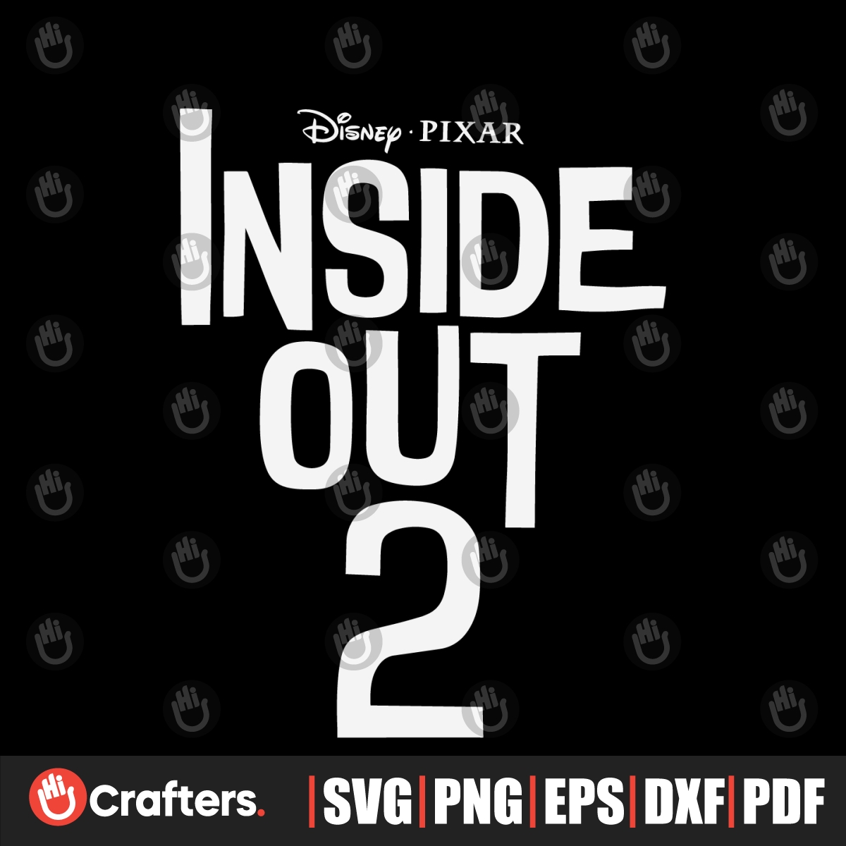 Disney Pixar Inside Out 2 Cartoon SVG Digital Cricut File - Inspire Uplift
