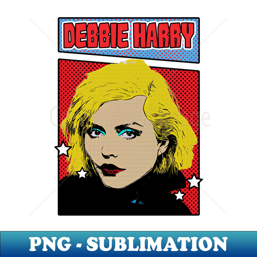 Debbie Harry 80s Pop Art Comic Style - Exclusive Sublimation - Inspire ...