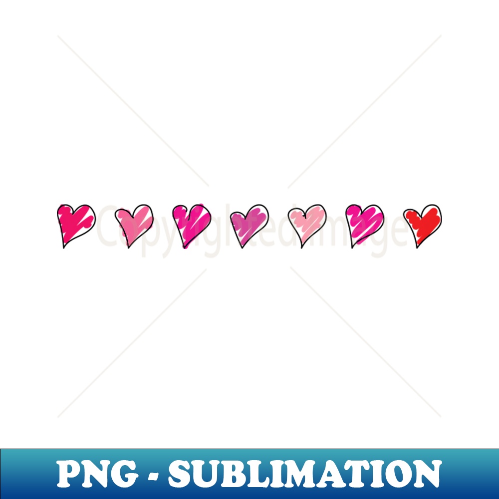 Row of hearts - Premium PNG Sublimation File - Bold & Eye-ca | Inspire ...