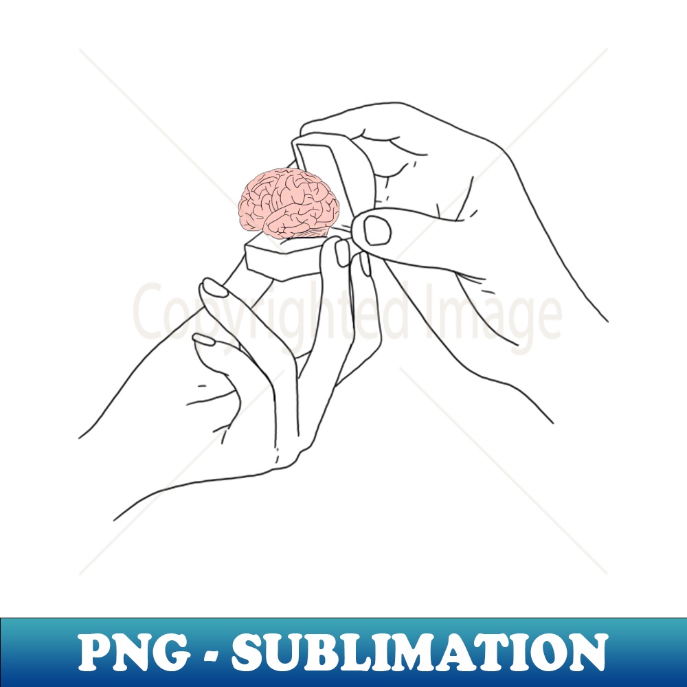 Brain love design - Creative Sublimation PNG Download - Revo | Inspire Uplift