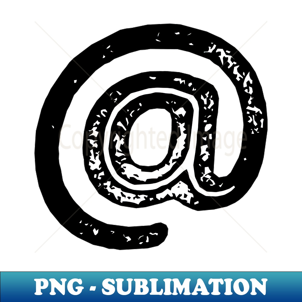 Black and White at Sign - Professional Sublimation Digital D | Inspire ...