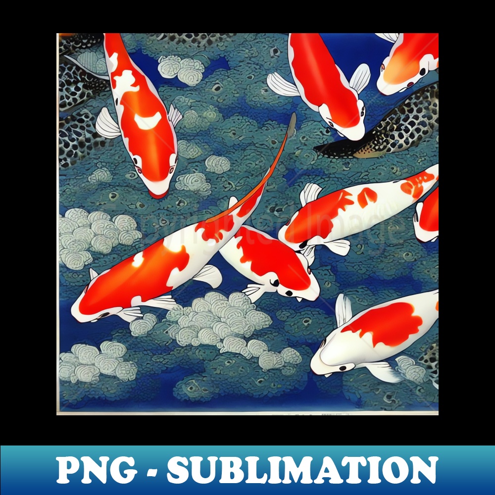 Passionate Flares The Vibrance of Red Koi Fish - Japanese Ar | Inspire ...