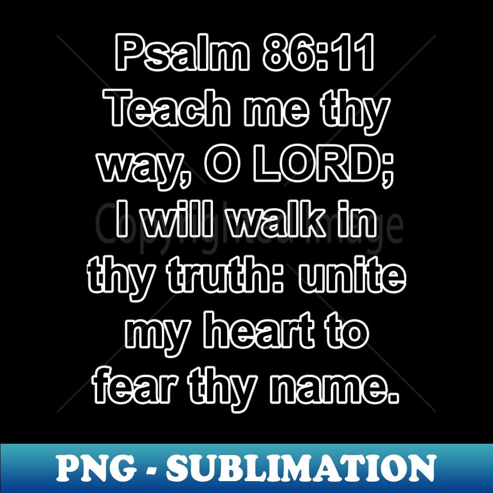 Psalm 8611 - PNG Transparent Digital Download File for Subli | Inspire ...