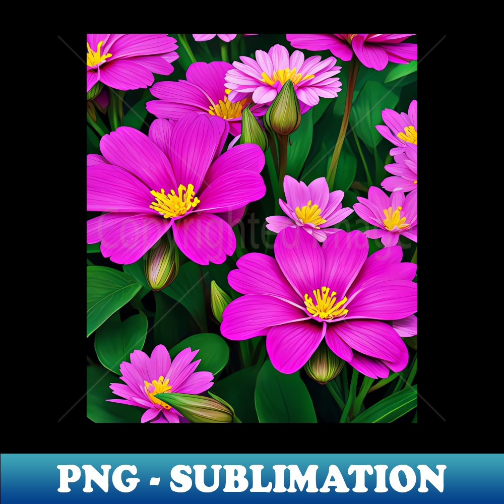 Spring flower pattern - Vintage Sublimation PNG Download - B | Inspire ...