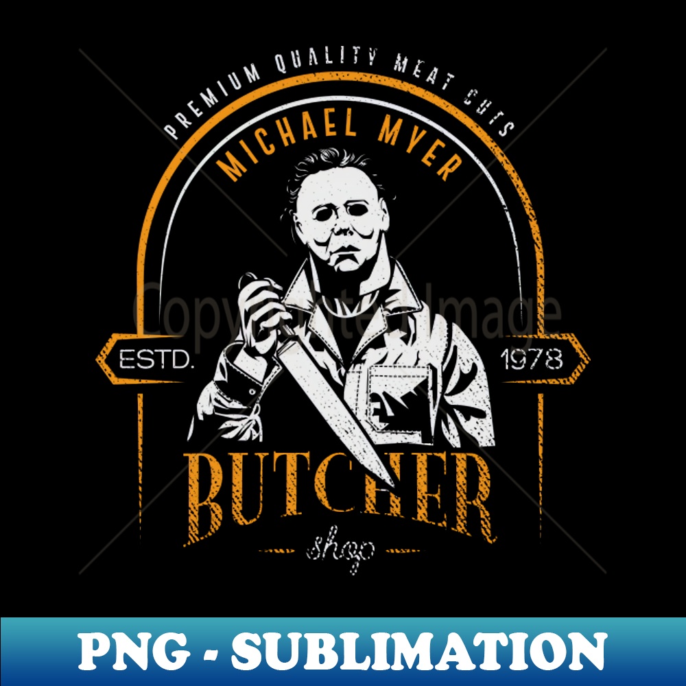 Michael Myers Butcher Shop - Aesthetic Sublimation Digital F | Inspire ...