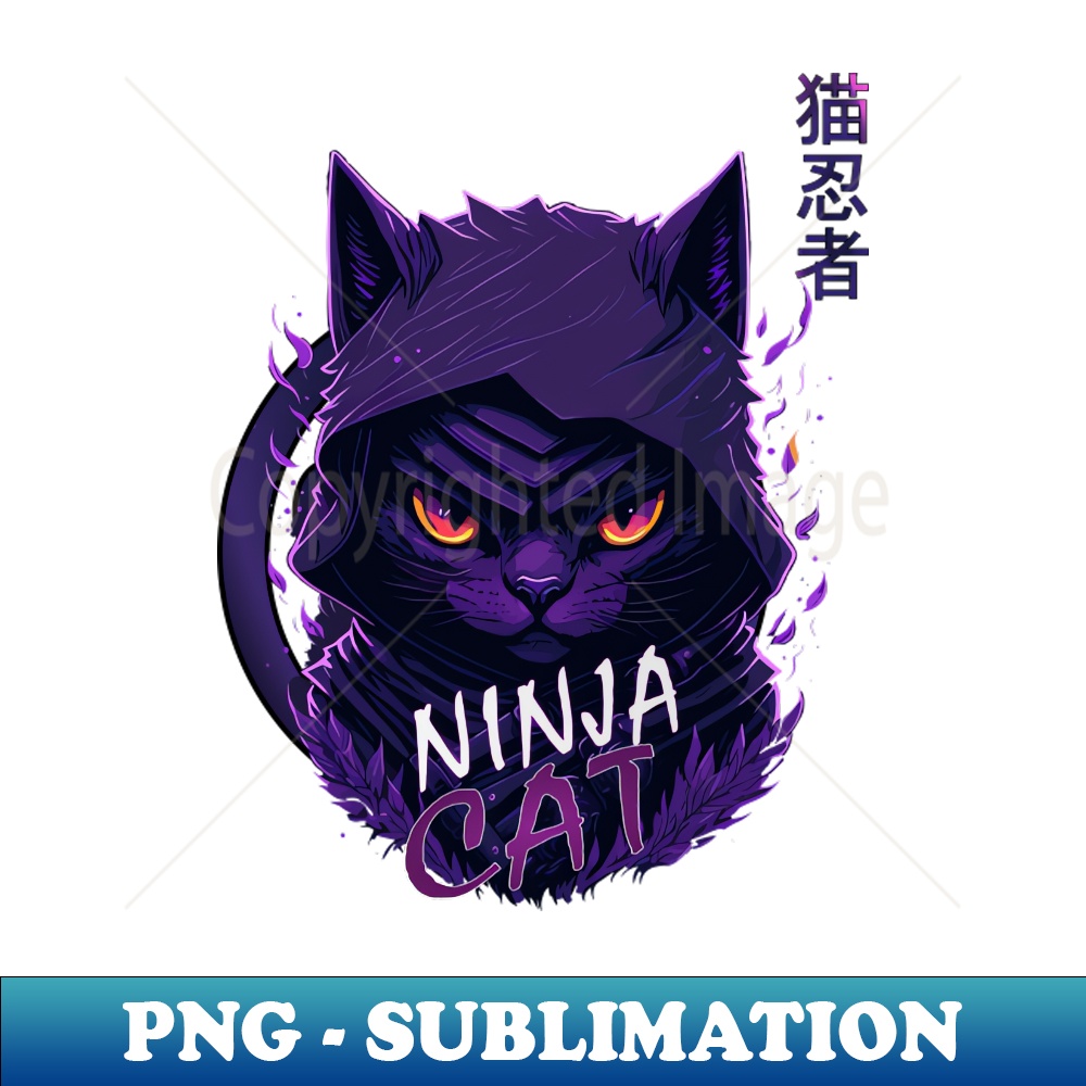 Ninja Cat - Stylish Sublimation Digital Download - Spice Up | Inspire ...