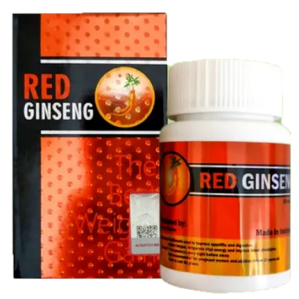 RED GINSENG FOR WEIGHT GAIN - 30 CAPSULES | Inspire Uplift