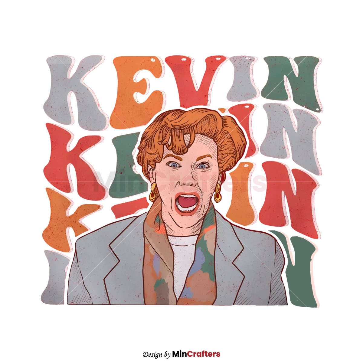 Scream All The Home Alone Kevin PNG Sublimation Design - Inspire Uplift