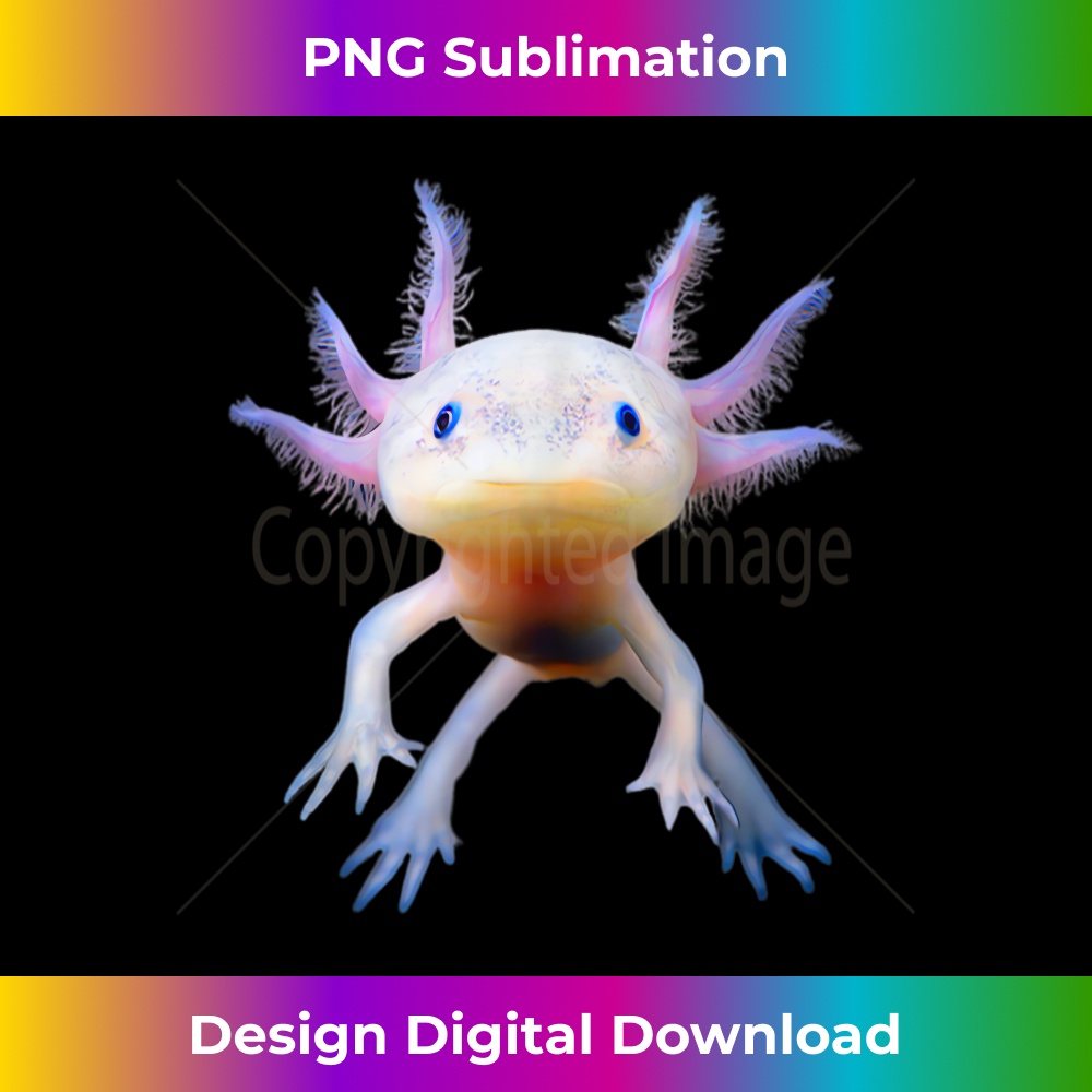Axolotl Mexican Walking Fish Cute Amphibian Axolotl Tank T - - Inspire ...