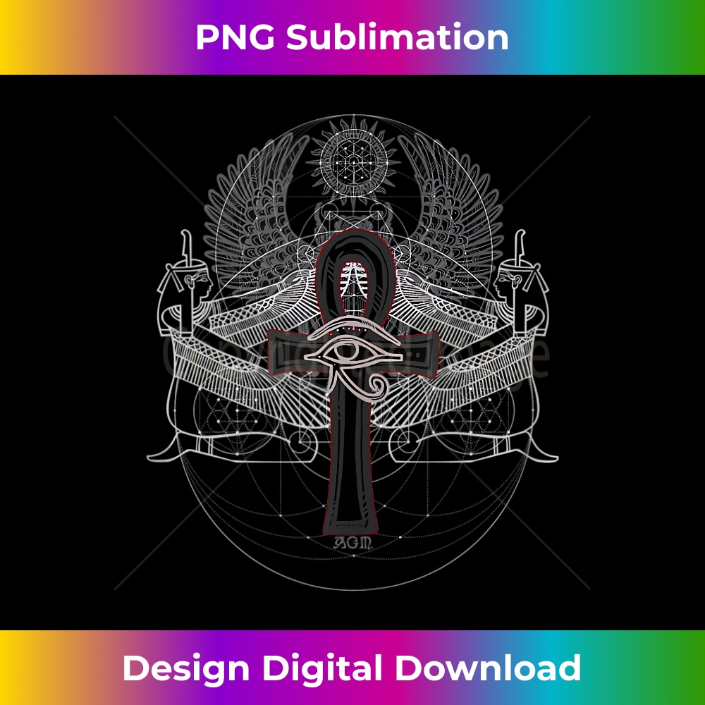 Inner Alchemy Thoth Esoteric Ancient Egypt Hieroglyphs Tank - Inspire ...