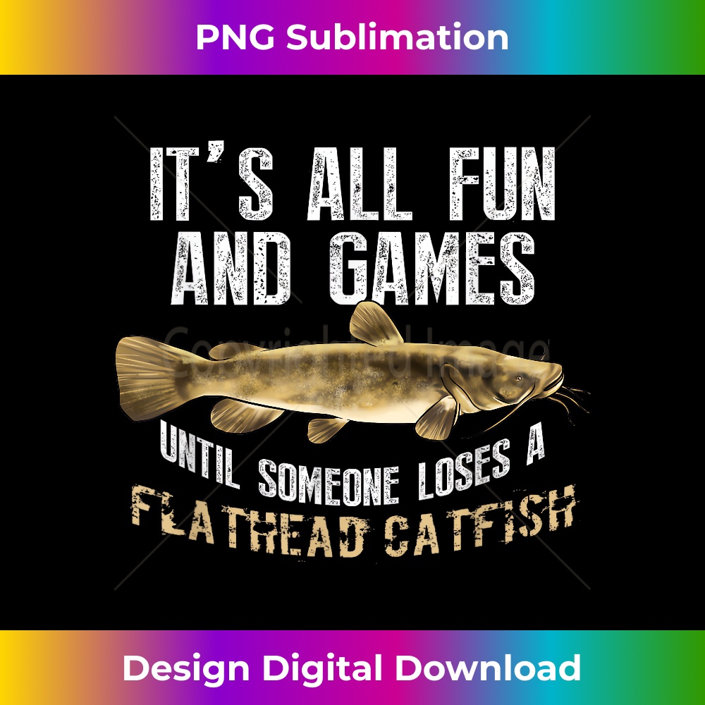 Flathead Catfish Fishing Graphic Freshwater Fish Angl - Subl - Inspire ...